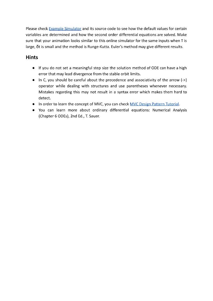 Joint Interdisciplinary Homework: Two-body Numerical | Chegg.com