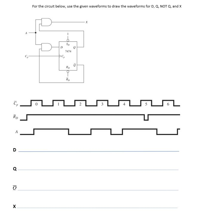 Solved For the circuit below, use the given waveforms to | Chegg.com Solved For the circuit below, use the given waveforms to | Chegg.com