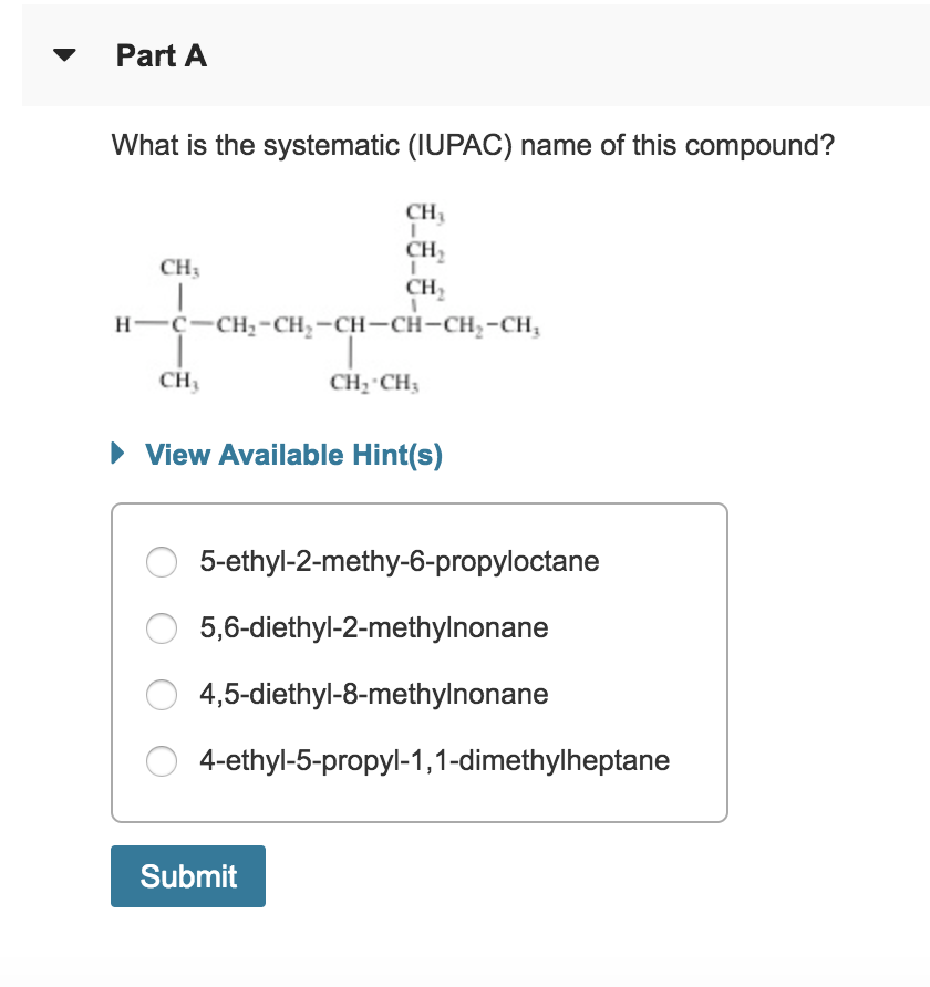 Solved Organic Chemistry 1 - what is the systematic name of | Chegg.com
