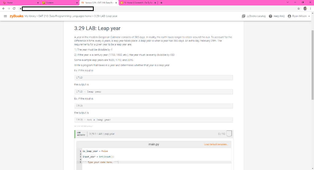 Solved X Content x zy Sarton 2.2.DAT 210 Pro Fis Home X | Chegg.com