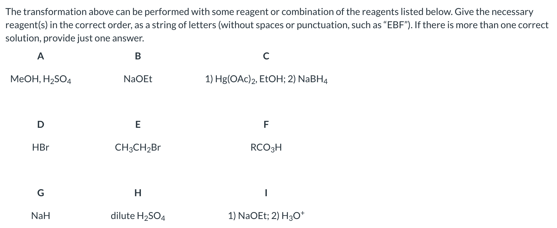 Solved Starting with cyclohexene and using any other | Chegg.com