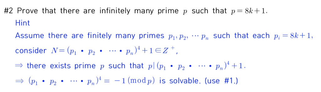 Solved 2 Prove That There Are Infinitely Many Prime P Such