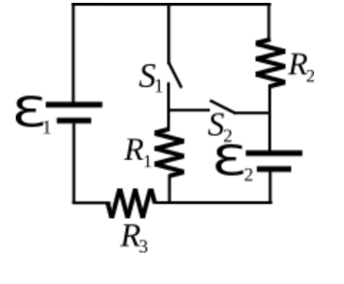 Solved In the circuit shown below, the emfs of the | Chegg.com