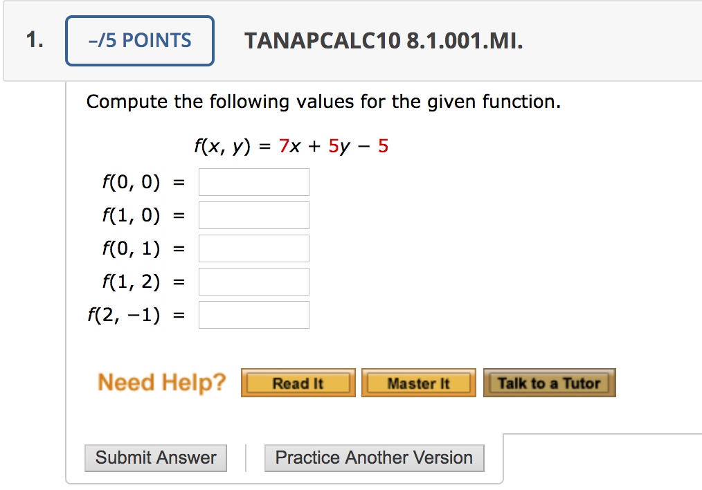 Solved Compute the following values for the given | Chegg.com