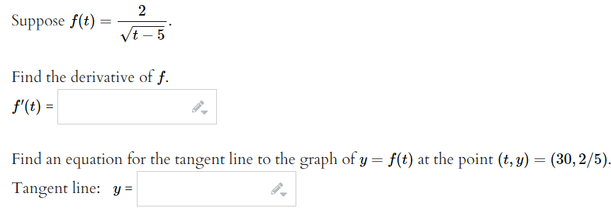 Solved Suppose that f(x)=(5x−3)1/3 Find an equation for the | Chegg.com