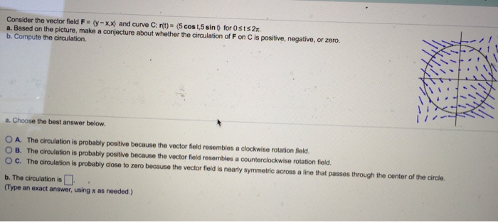 Solved Consider the vector field F = (y-x, x) and curve C: | Chegg.com