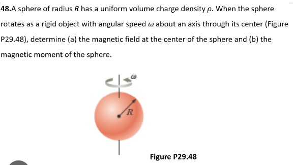 Solved A sphere of radius R ﻿has a uniform volume charge | Chegg.com