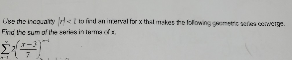 Solved Use the inequality r