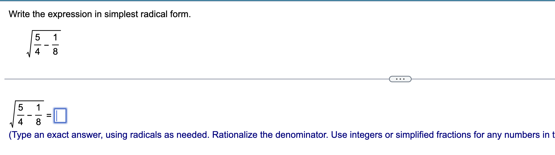 Solved Write the expression in simplest radical form. 45−81 | Chegg.com