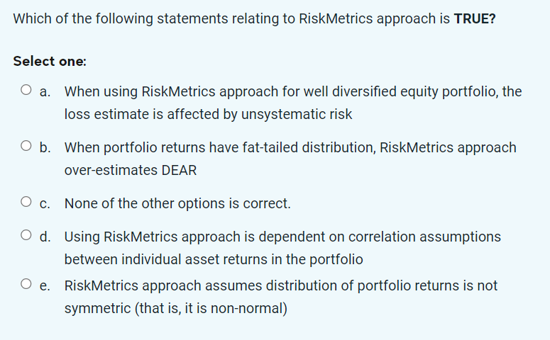 Solved Which of the following statements relating to | Chegg.com