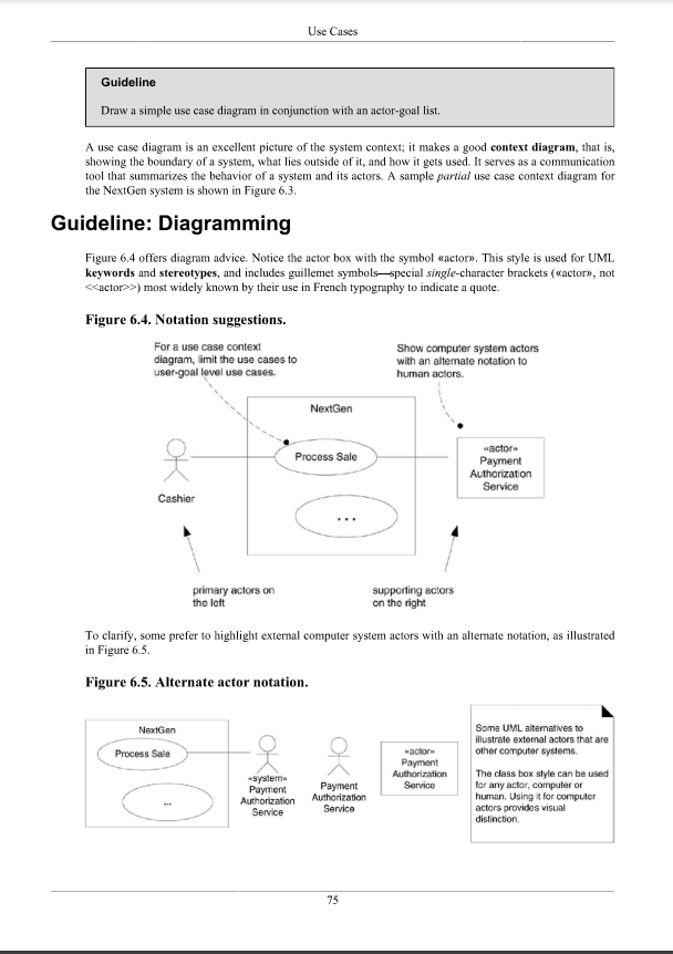 Use CaseModeling Part 1: Context Diagram Develop | Chegg.com
