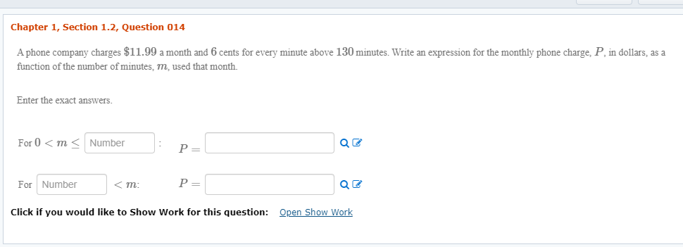 Solved Chapter 1, Section 1.2, Question 014 A phone company | Chegg.com