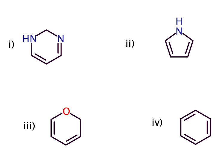 Solved IZ HN N i) ii) iii) iv) | Chegg.com