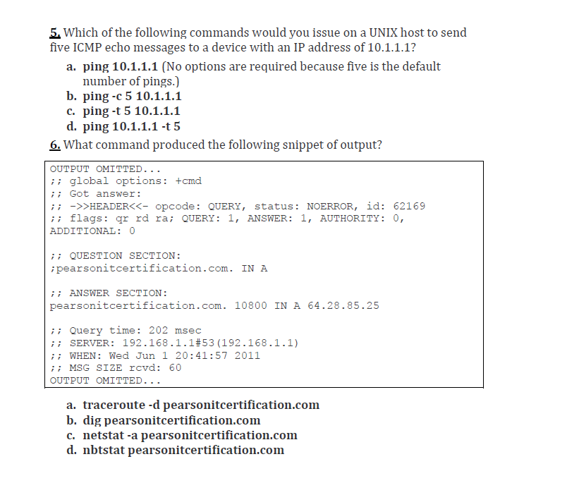 Solved Q.5) Choose the correct answer: 1. Consider the | Chegg.com