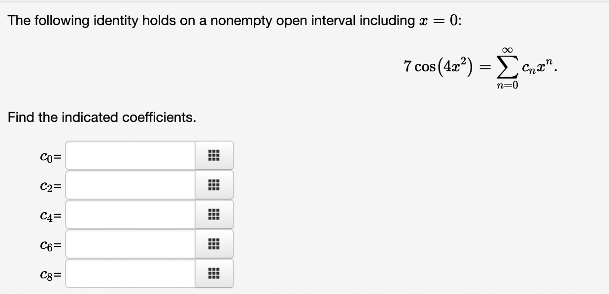 Solved The following identity holds on a nonempty open | Chegg.com