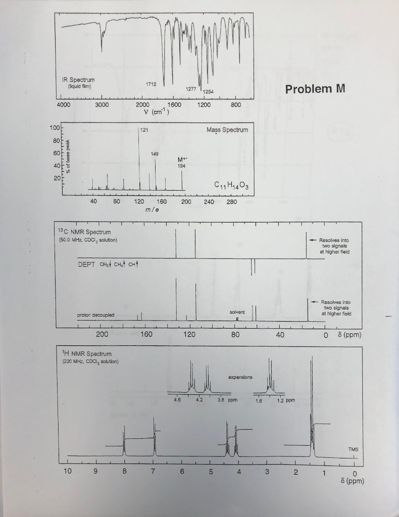 Name Section C344 Spectroscopy Problem Set Answer | Chegg.com