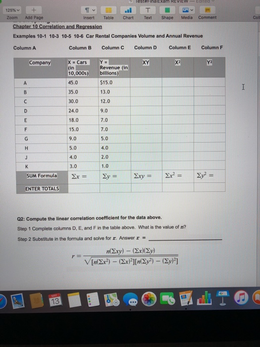 Solved 125% v 11 + Zoom Add Page Insert Table Chart Text | Chegg.com