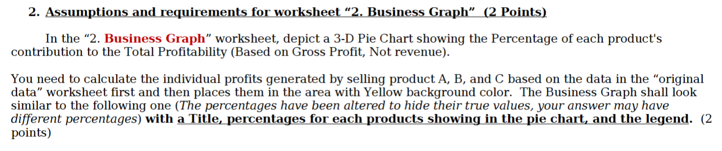 Solved 2. Assumptions and requirements for worksheet "2. | Chegg.com