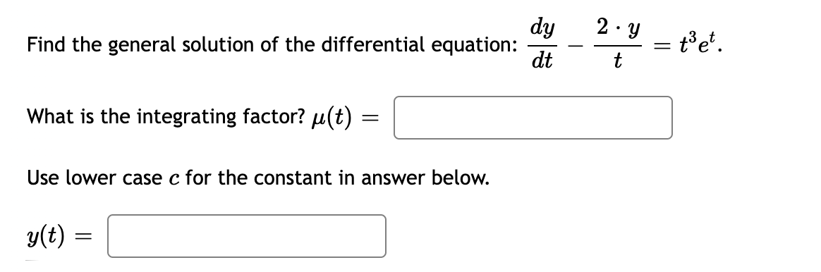 Solved Find the general solution of the differential | Chegg.com