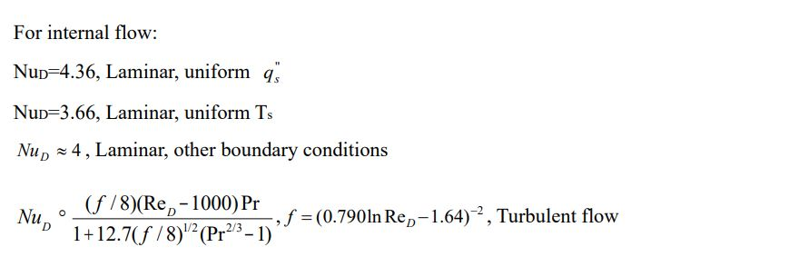 Solved Q6 Internal forced convection In an engine, high | Chegg.com