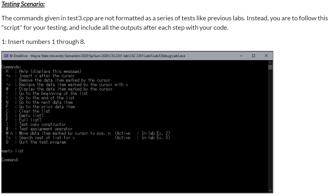 Solved Assignment: Implement the constructors, operators, | Chegg.com
