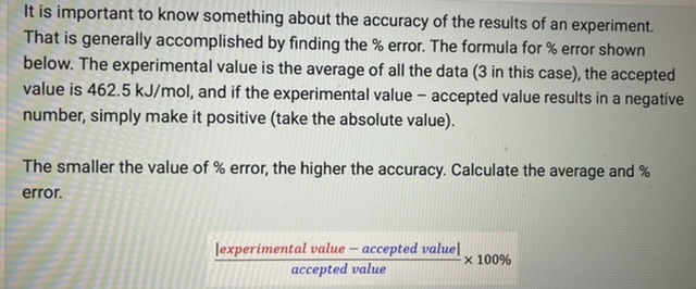 It is important to know something about the accuracy | Chegg.com