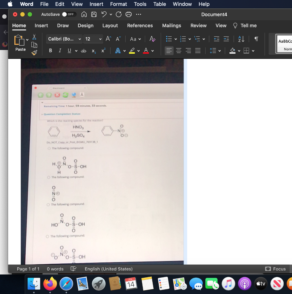 Solved Word File Edit View Insert Format Tools Table Window | Chegg.com