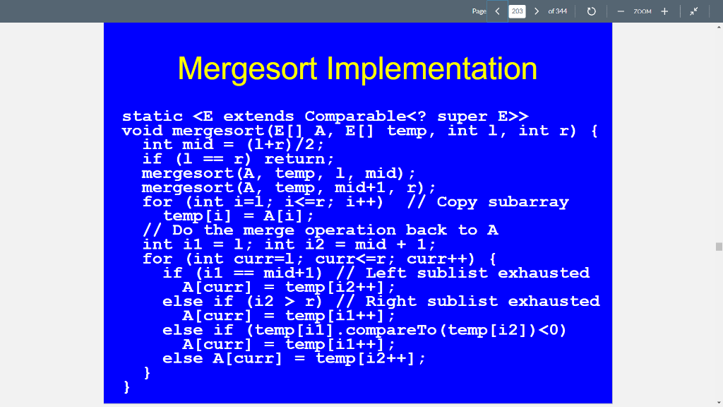 Solved Using Java implementations presented in the | Chegg.com