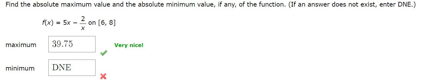 Solved Find The Absolute Maximum Value And The Absolute