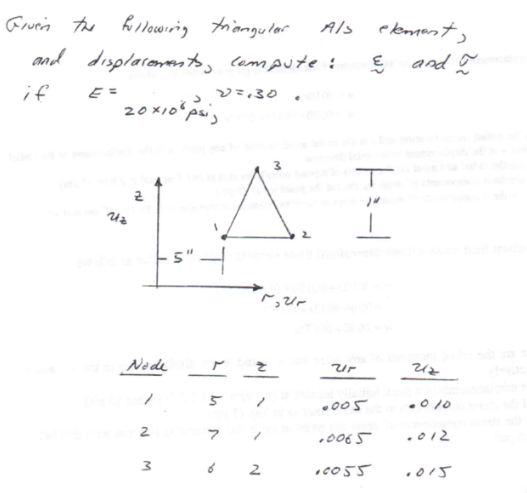 Solved Given to fullowing, triangular Als etement, and | Chegg.com