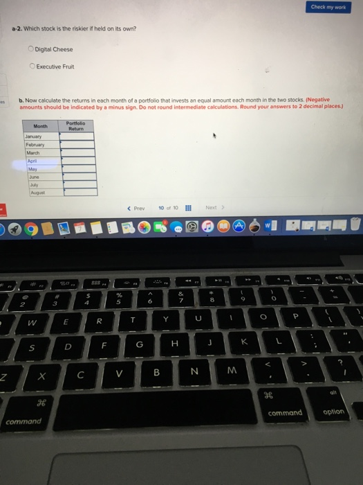 Solved Check my work Problem 11-19 Diversification (LO3) | Chegg.com Solved Check my work Problem 11-19 Diversification (LO3) | Chegg.com
