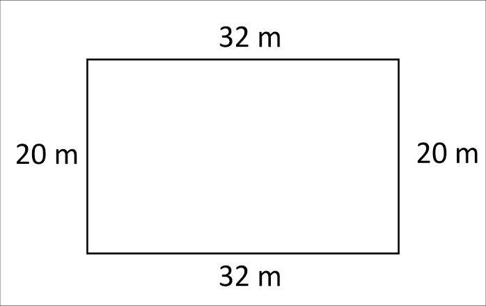 Solved 32 m 20 m 20 m 32 m | Chegg.com