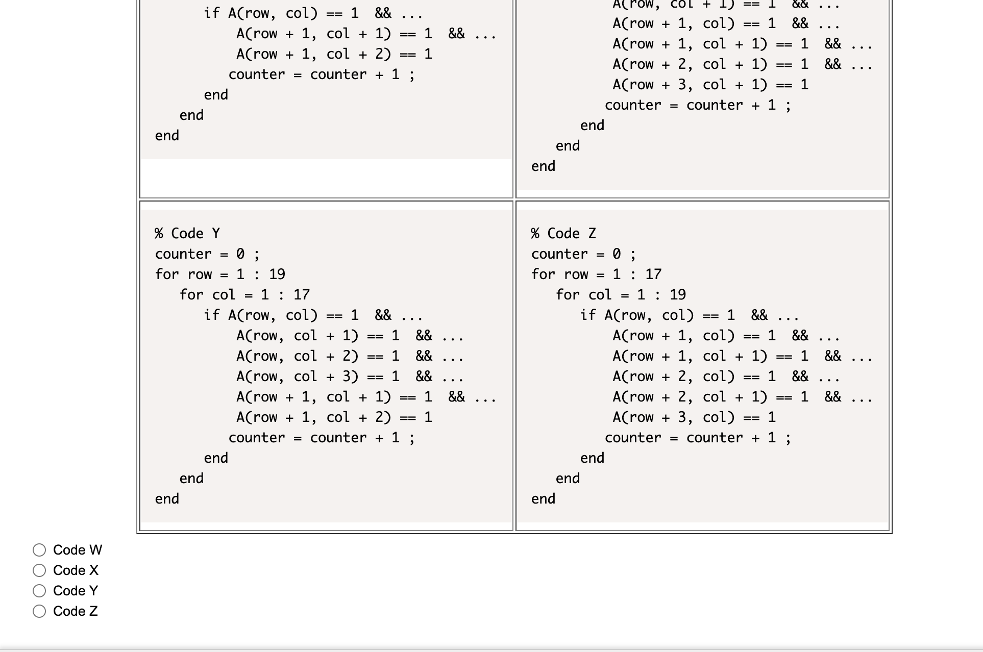 Solved Consider the following pattern (match black pixels | Chegg.com
