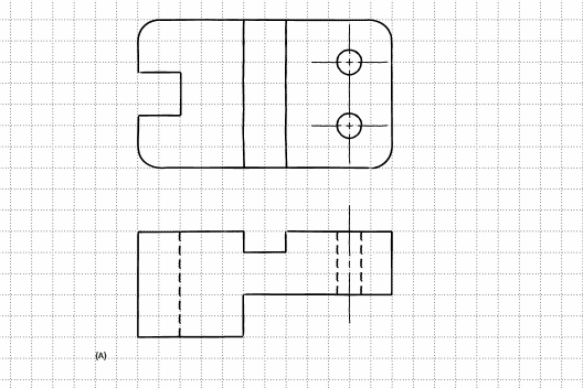 Solved Sketch, or draw with SolidWorks, offset section views | Chegg.com