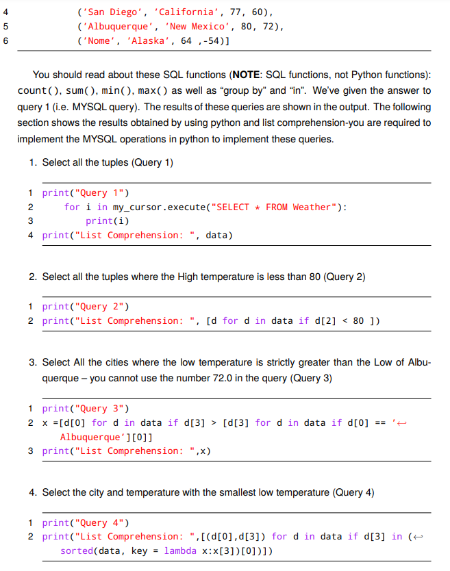 Solved In class we were introduced to SQL and the relational | Chegg.com
