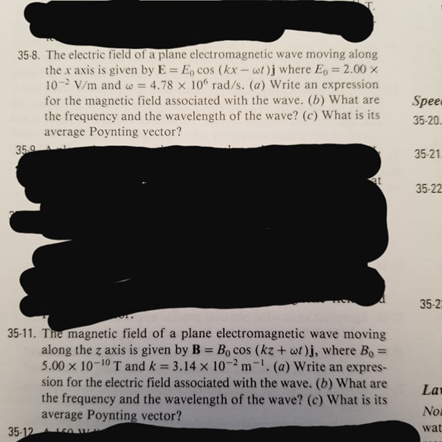 Solved need both these questions answered, 35-8 and 35-11. | Chegg.com
