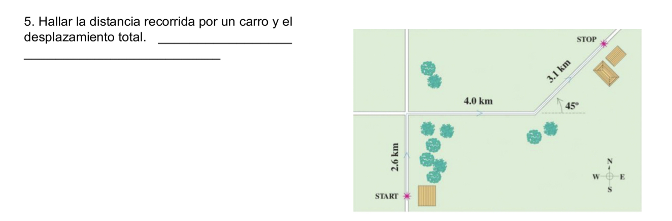 Solved 3. Hallar la distancia recorrida por un viajero y el | Chegg.com