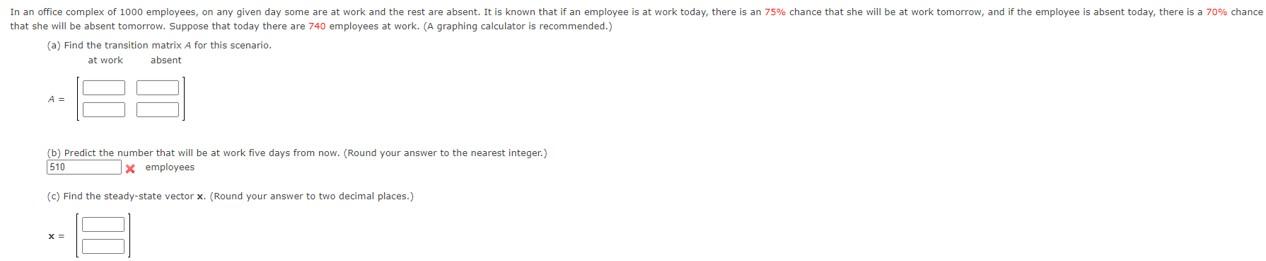 Solved be at work tomorrow, and if the employee is absent | Chegg.com