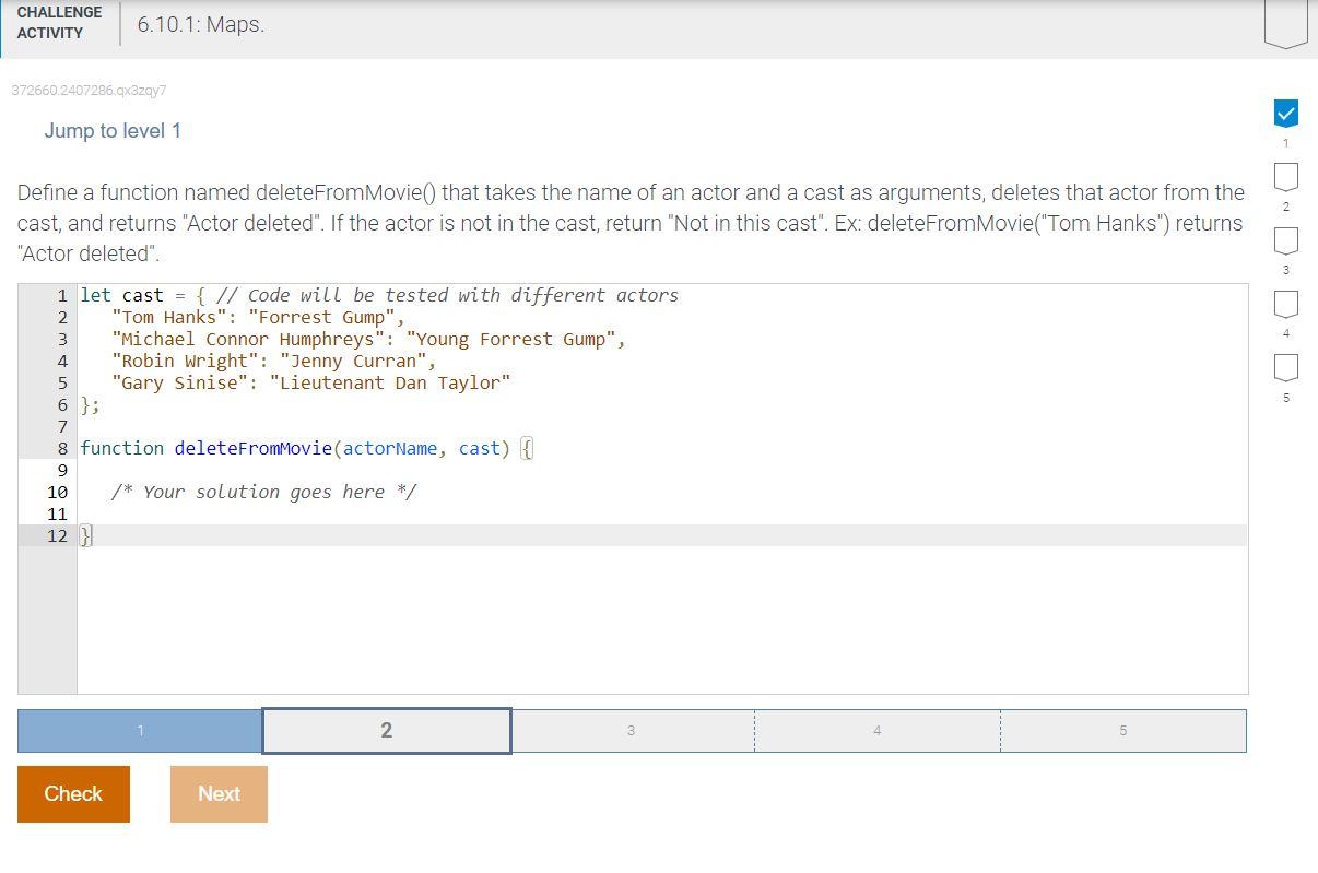 Solved CHALLENGE ACTIVITY 6.10.1: Maps. | Chegg.com