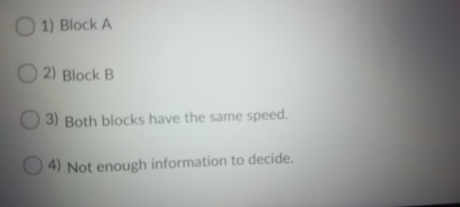 Solved The figure shows two blocks, A and B, that are | Chegg.com