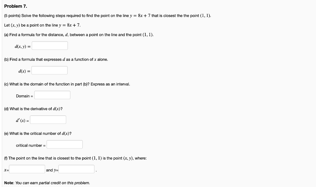 Solved Problem 7 5 Points Solve The Following Steps 