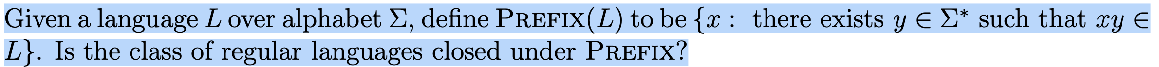 Solved Given a language \\( L \\) over alphabet \\( \\Sigma | Chegg.com