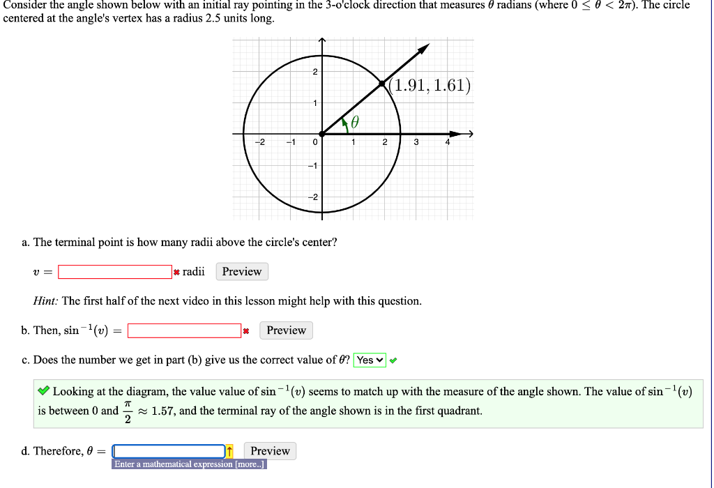 Solved Consider the angle shown below with an initial ray | Chegg.com