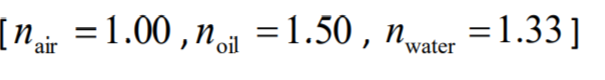 Solved ᴀ ᴛʜɪɴ ꜰɪʟᴍ ᴏꜰ ᴏɪʟ ɪꜱ ᴏɴ ᴀ ᴅɪᴀᴍᴏɴᴅ. ᴡʜᴀᴛ ɪꜱ ᴛʜᴇ | Chegg.com