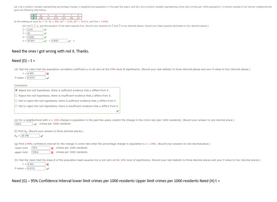 Solved Let x be a random variable representing percentage | Chegg.com