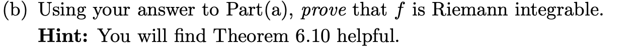 Solved 4. (4 marks) Non-decreasing functions are Riemann | Chegg.com