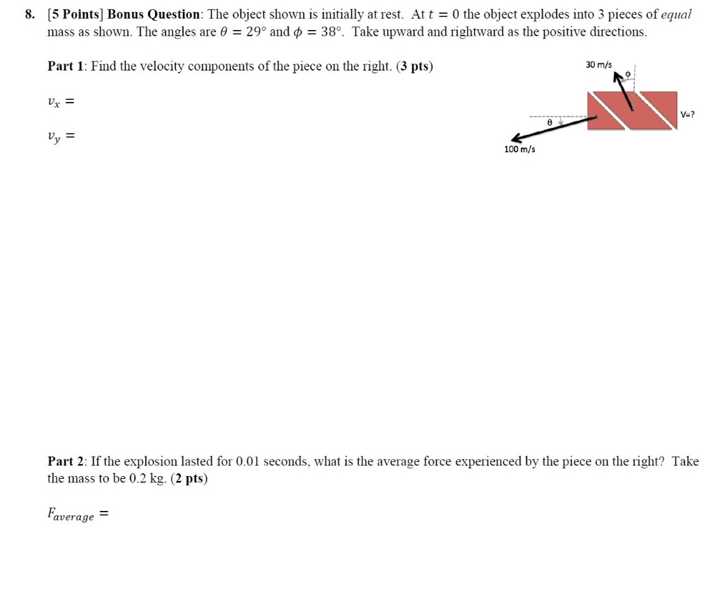 Solved 8. [5 Points] Bonus Question: The object shown is | Chegg.com