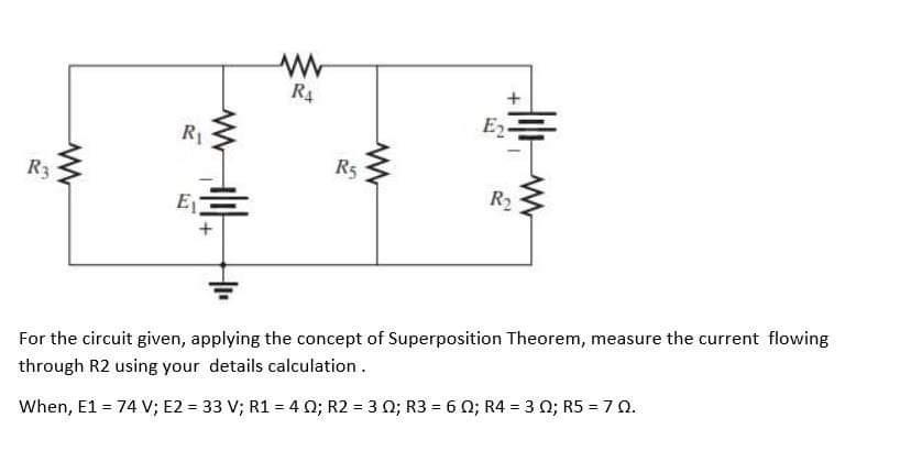 Solved For the circuit given, applying the concept of | Chegg.com