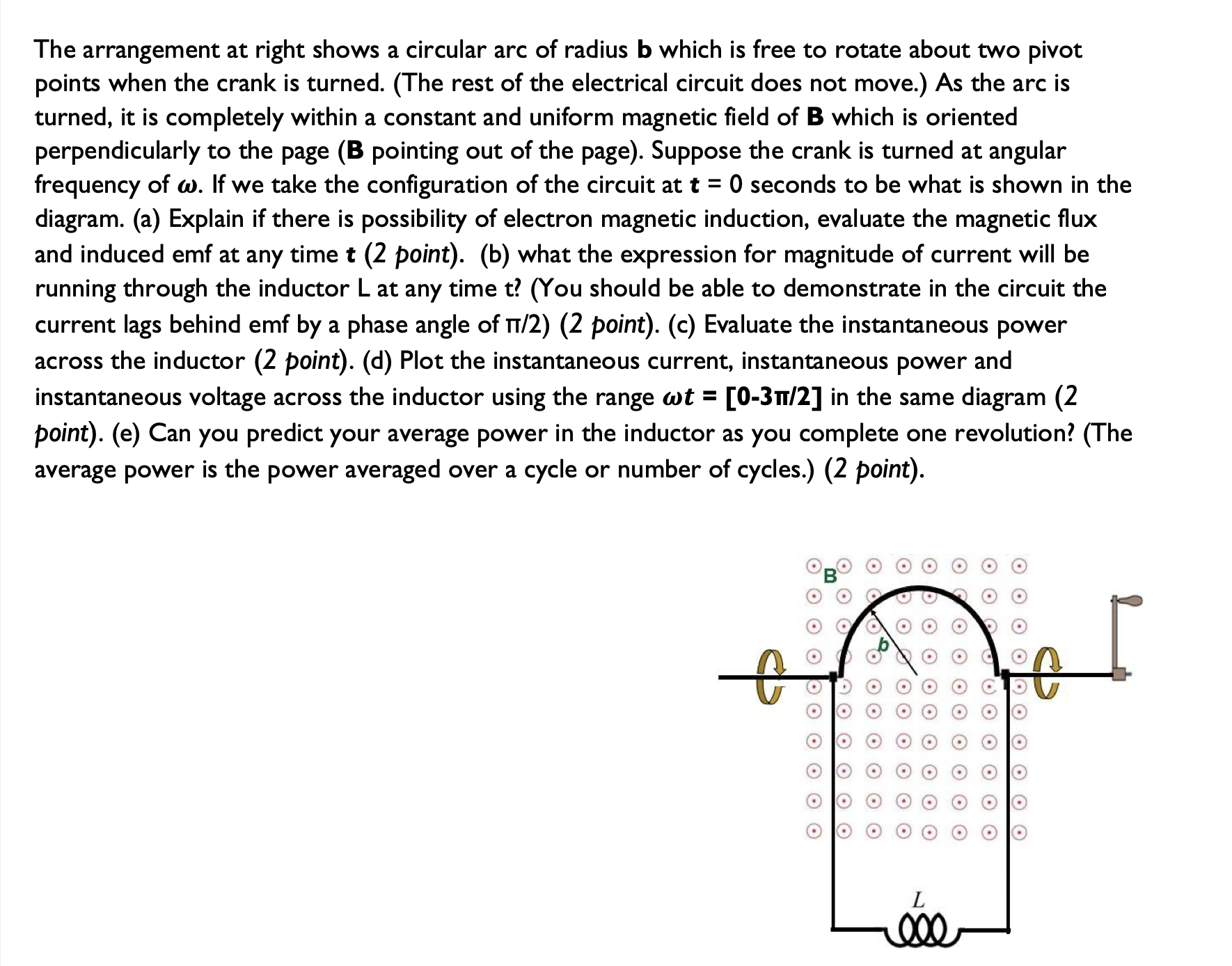 Solved The arrangement at right shows a circular arc of | Chegg.com