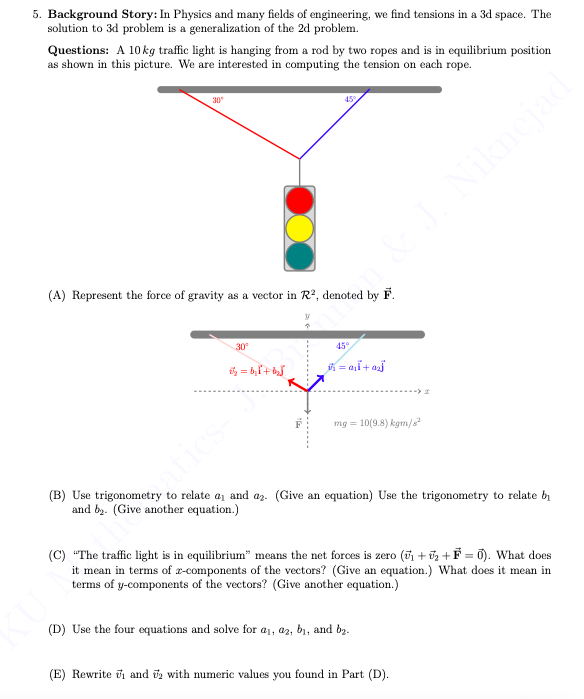 Solved 5. Background Story: In Physics and many fields of | Chegg.com